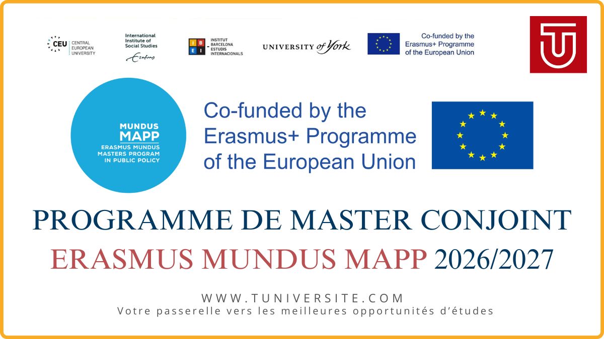 Programme de Master Conjoint Erasmus Mundus MAPP 2026/2027