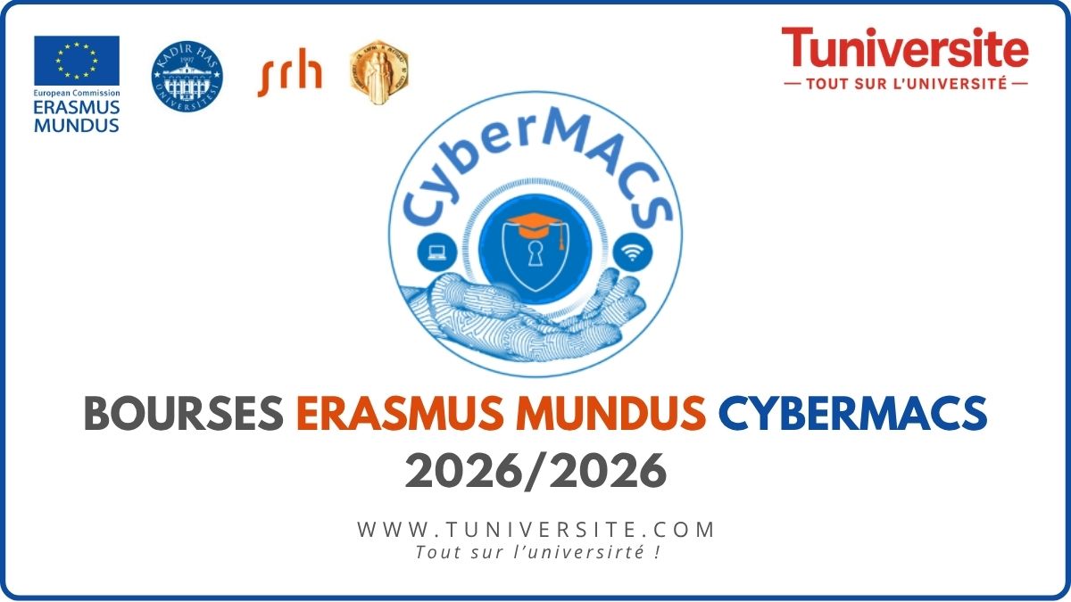 Bourses Erasmus Mundus CYBERMACS 2026/2027