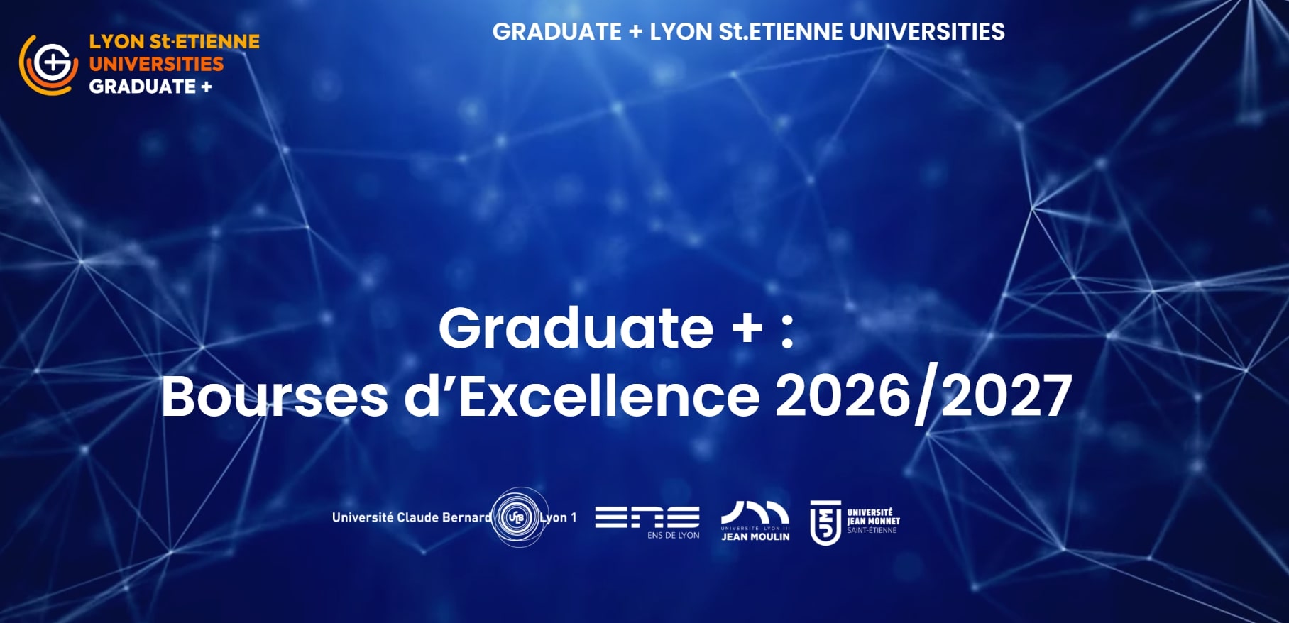 Bourses d’Excellence Graduate+ en France, 2026/2027