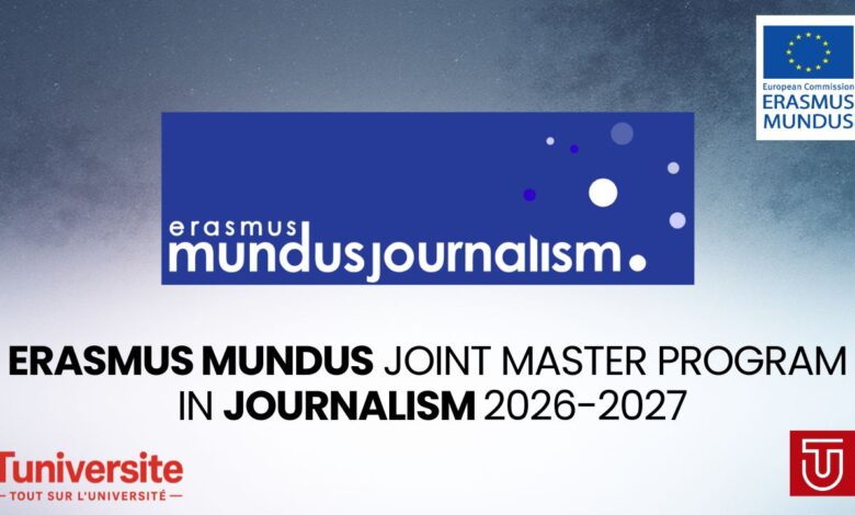 Erasmus Mundus Joint Master Program in Journalism 2026-2027
