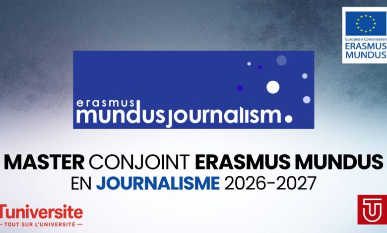 Bourses Erasmus Mundus Journalism 2026-2027
